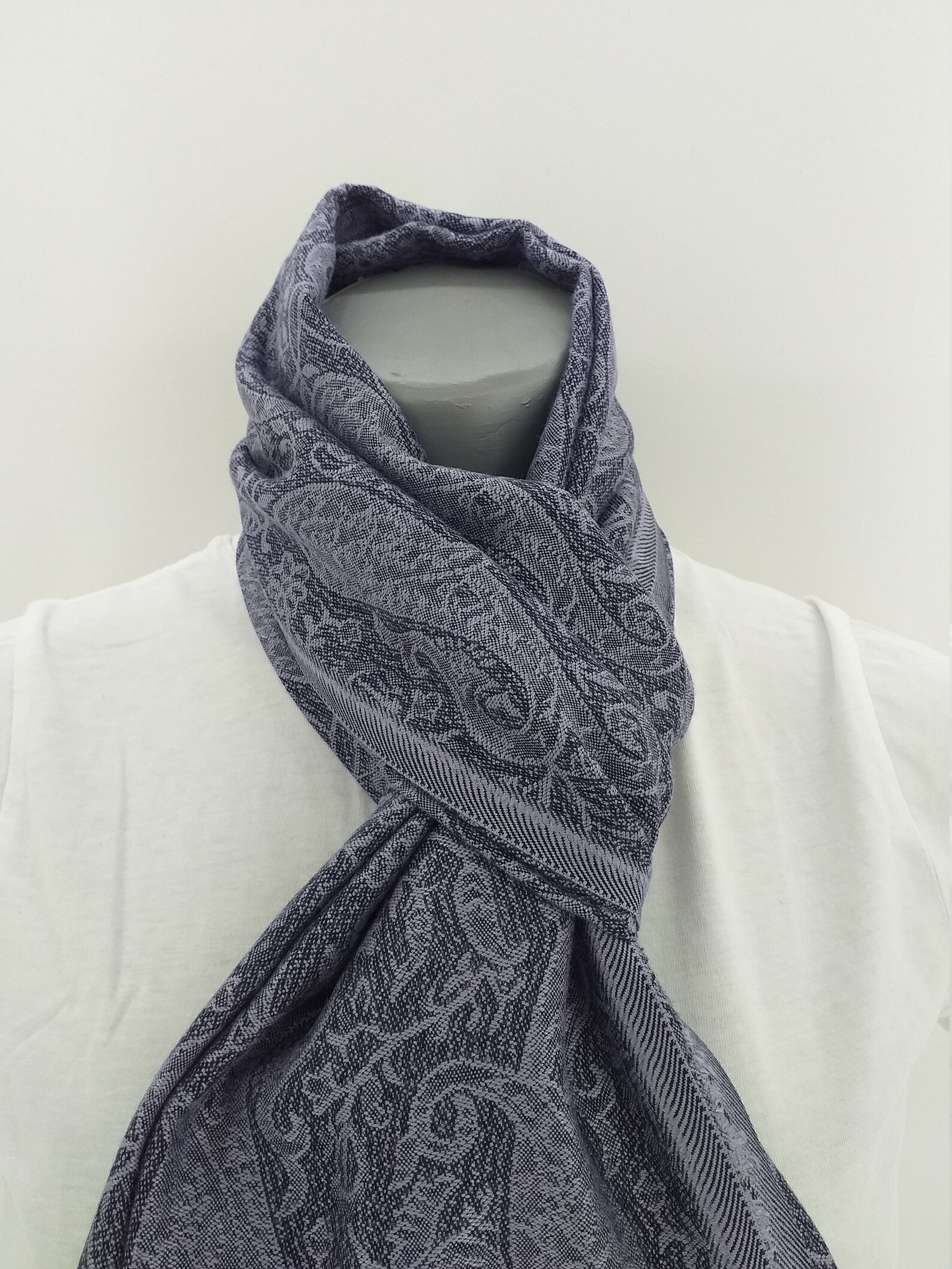 Dark Gray Turkish Shawl Turkish Scarf High Quality Pashmina | Etsy