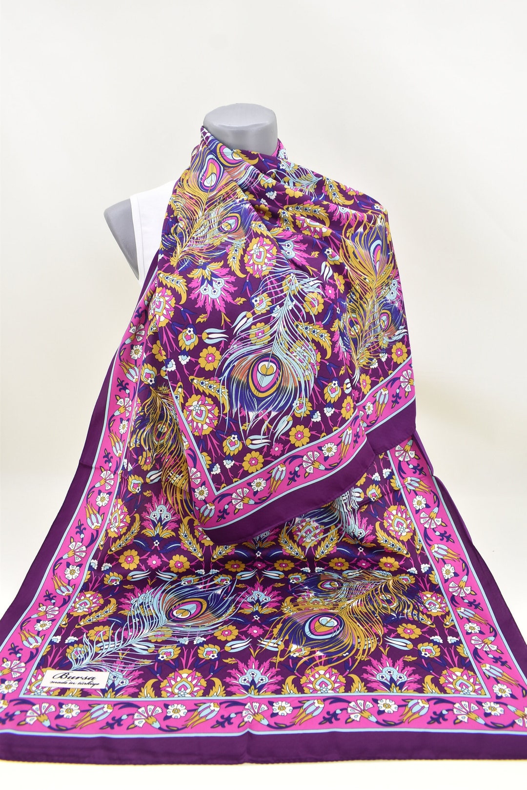 Ottoman Head Scarf, Turkish Shawl, Pashmina, Boho Scarf, Woman Fashion ...