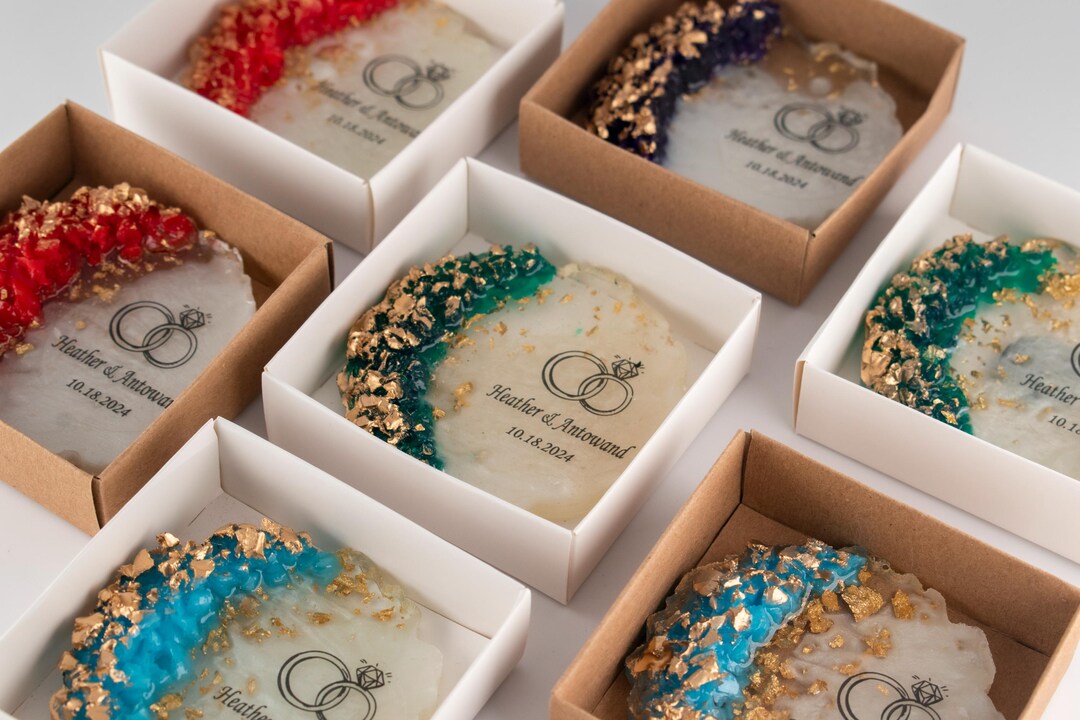 50 Pcs Wedding Favors Magnet for Guests in Bulk, Resin Magnet ...