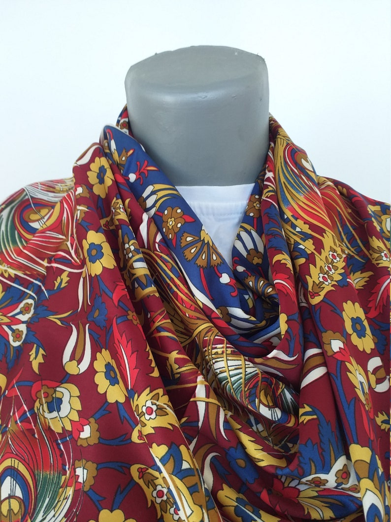 Burgundy Turkish Shawl Turkish Head Scarf Pashmina Scarfs - Etsy