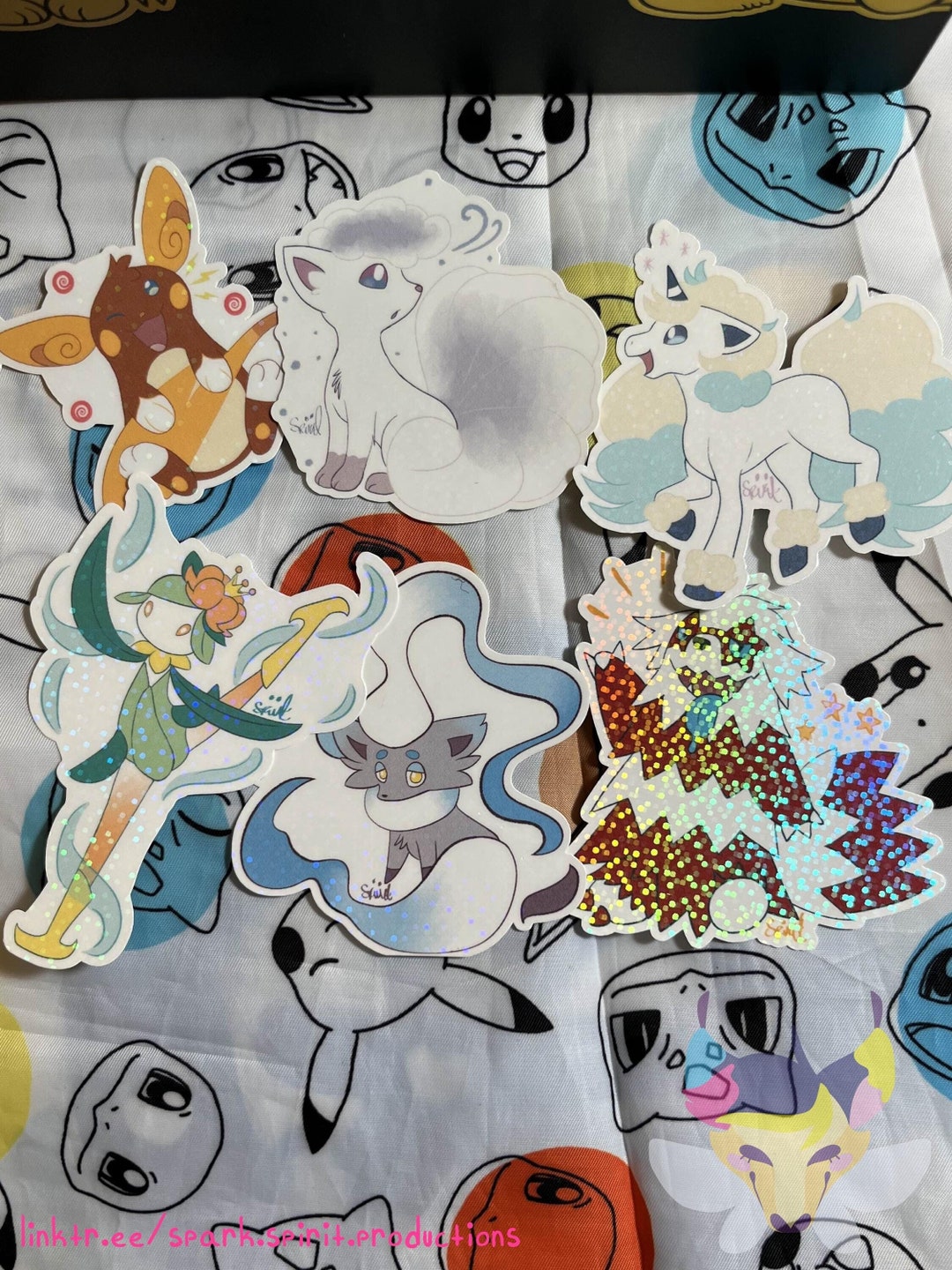 LIMITED Shiny Regional Variants Holographic Pokemon Stickers - Etsy