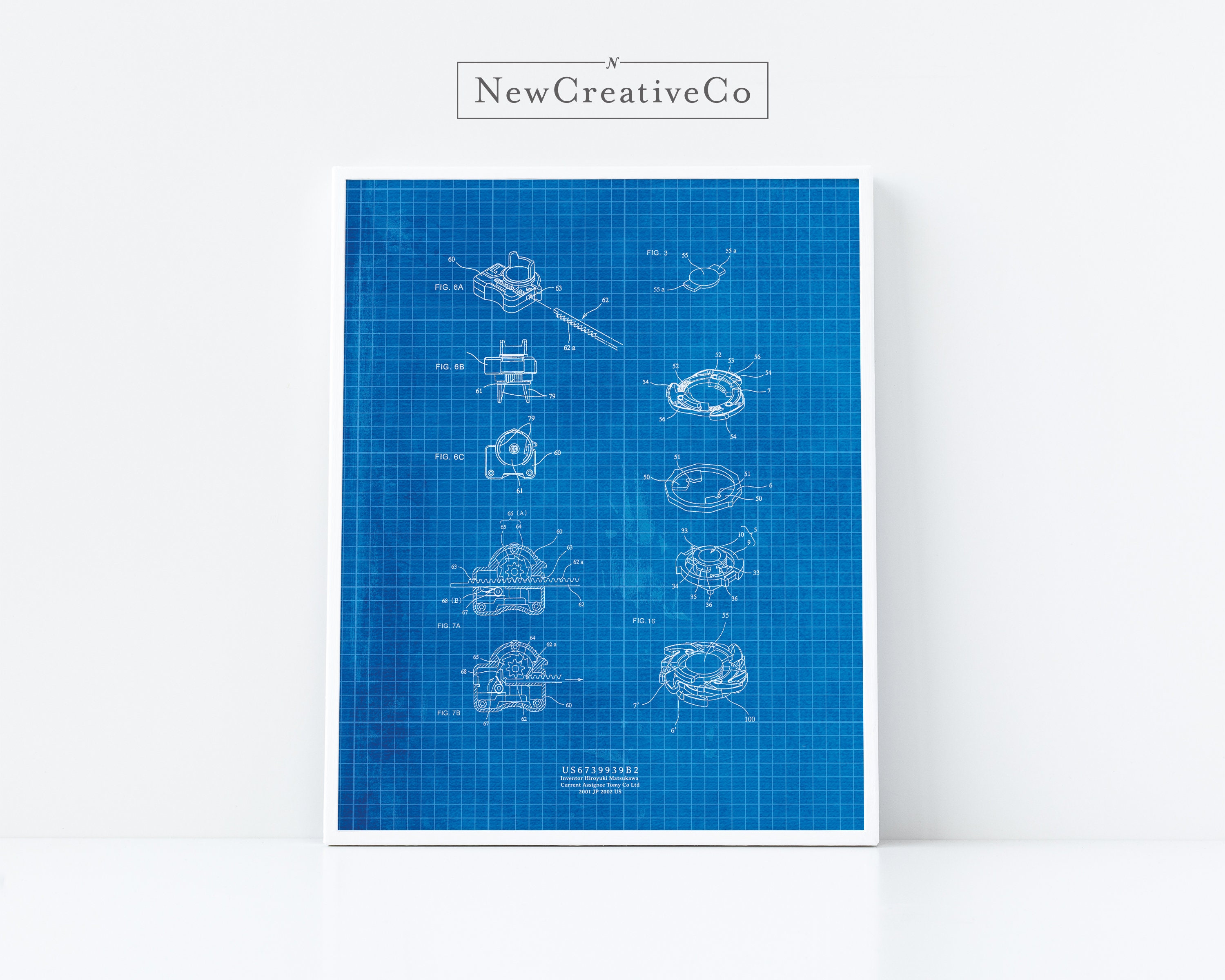 Digital Downloadbeyblade Patentbeyblade Blueprintpatent - Etsy