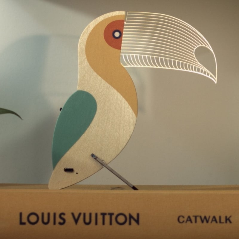 Wooden Animal Desk Lamp - Etsy
