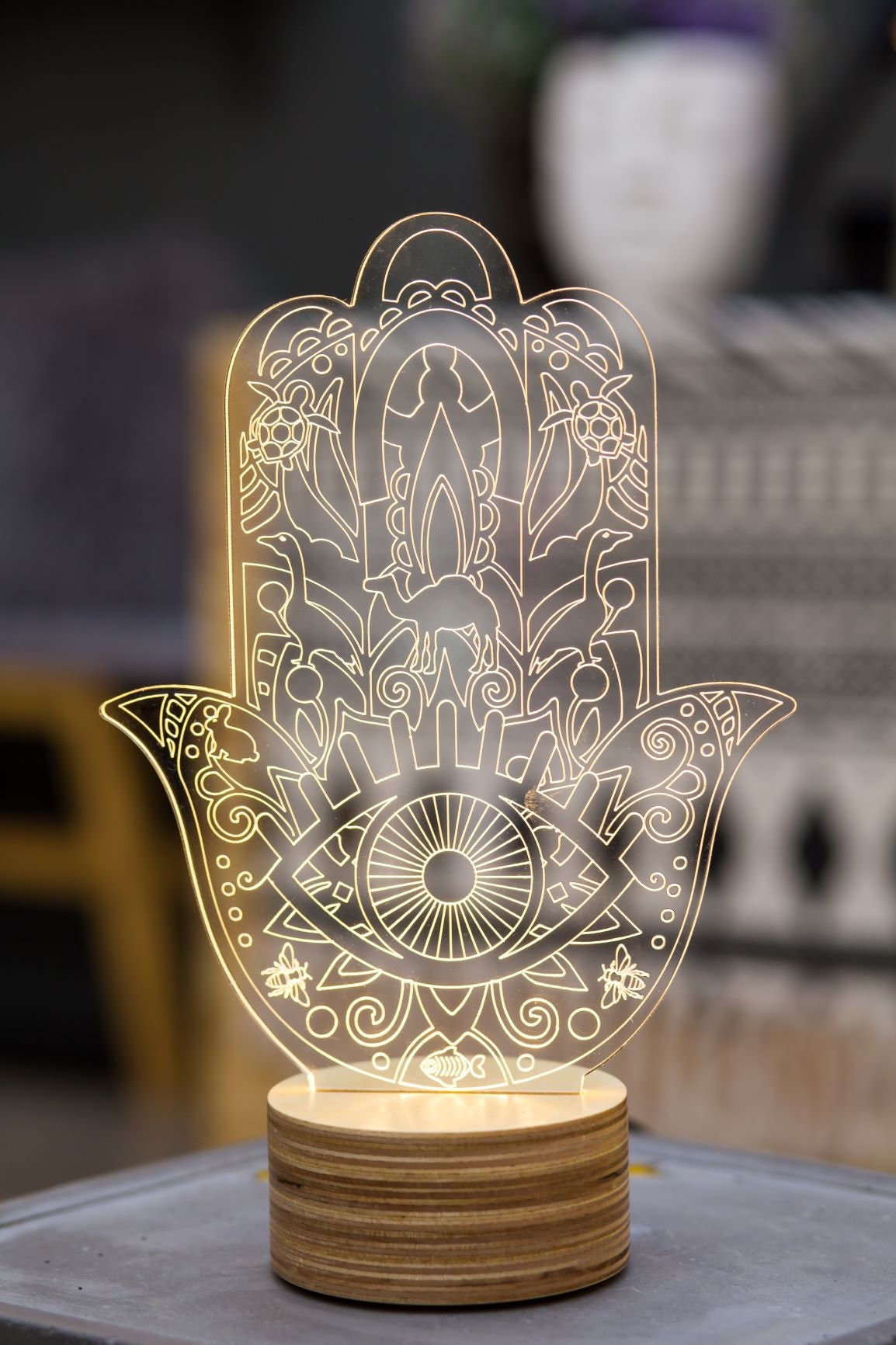 The Original HAMSA BULBING Lamp, Eco Friendly LED Light, High Quality ...