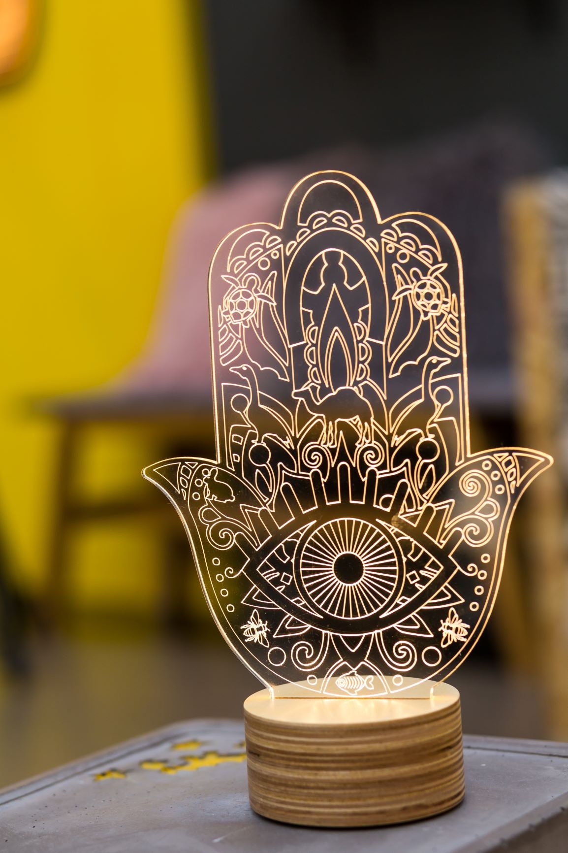 The Original HAMSA BULBING Lamp, Eco Friendly LED Light, High Quality ...