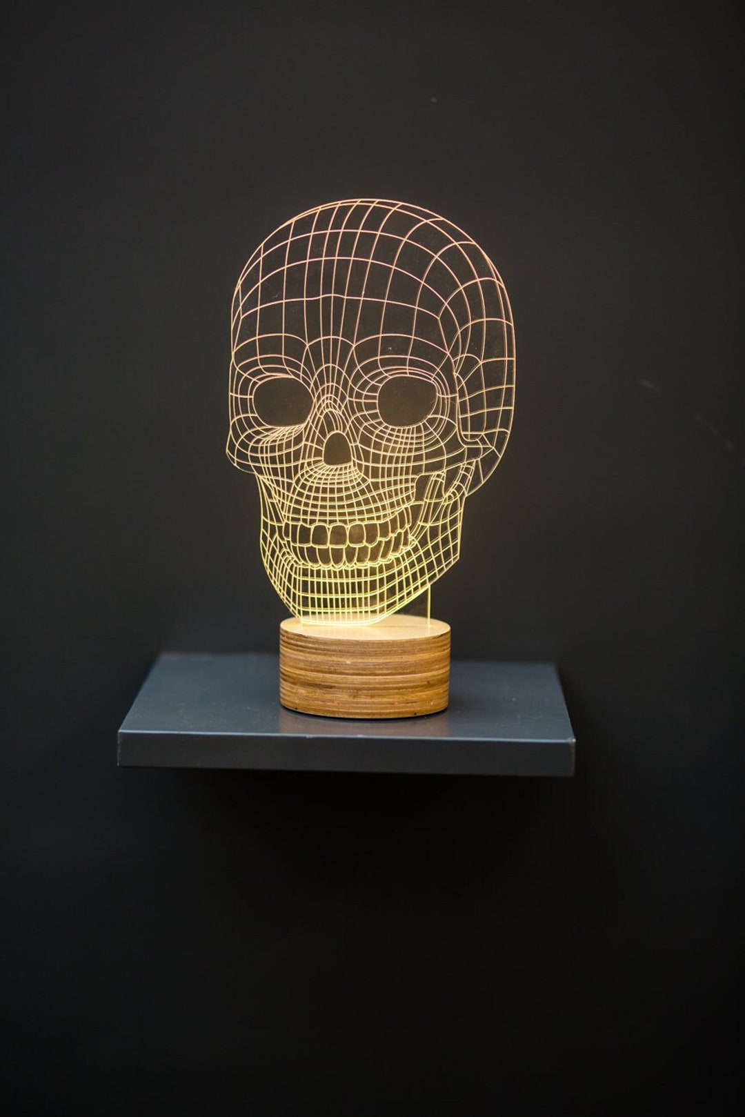 Skull Desk Lamp, Console Table Decor, Interior Designer, Halloween Home ...