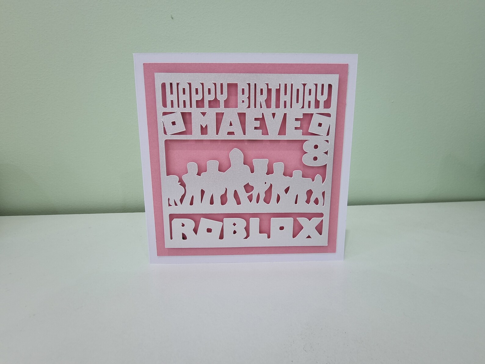 Personalised Birthday Card Featuring Roblox and a | Etsy