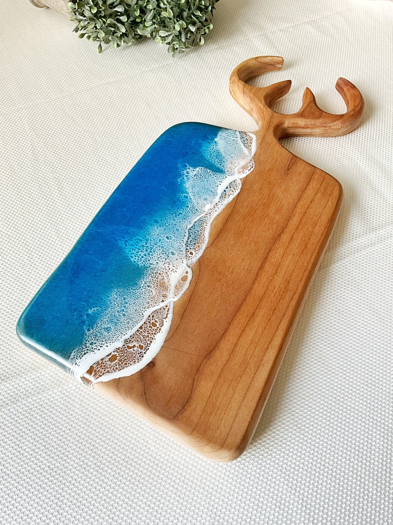 Personalized Ocean Wave Chopping Board Gift for Mom Kitchen - Etsy