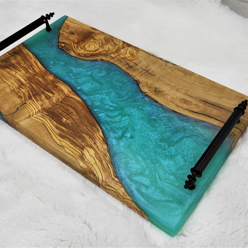 Resin Serving Tray - Etsy