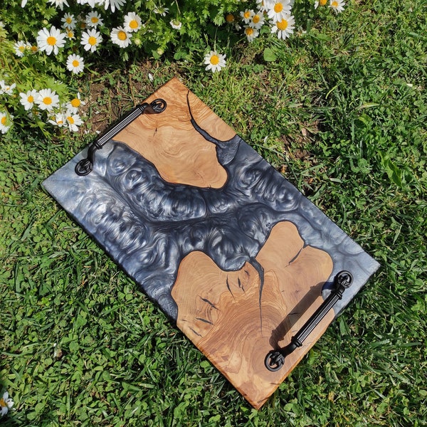 Live Edge Epoxy Wood Cutting Boards - Etsy