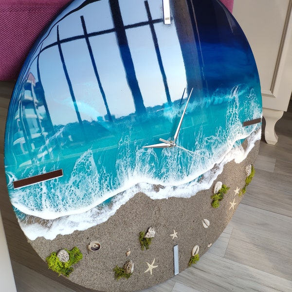 Beach Clock - Etsy