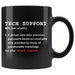Tech Support Definition Mug Helpdesk Coffee Mug Sysadmin | Etsy