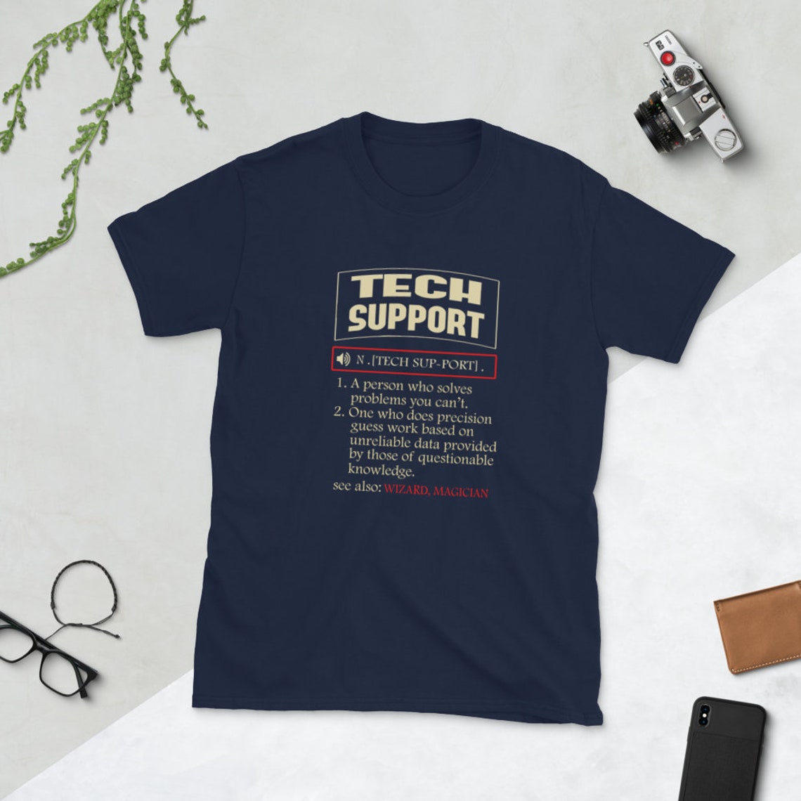 Tech Support Definition Shirt Helpdesk Tshirt Sysadmin T | Etsy