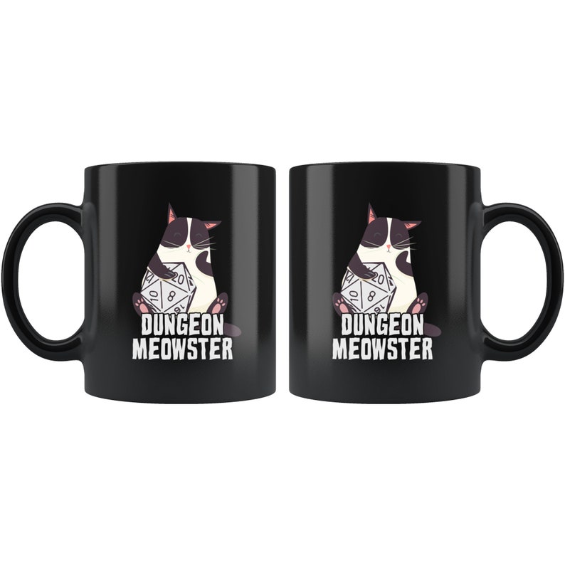 Dungeon Meowster Mug Dungeon Master Mug Tabletop Gamer Mug - Etsy
