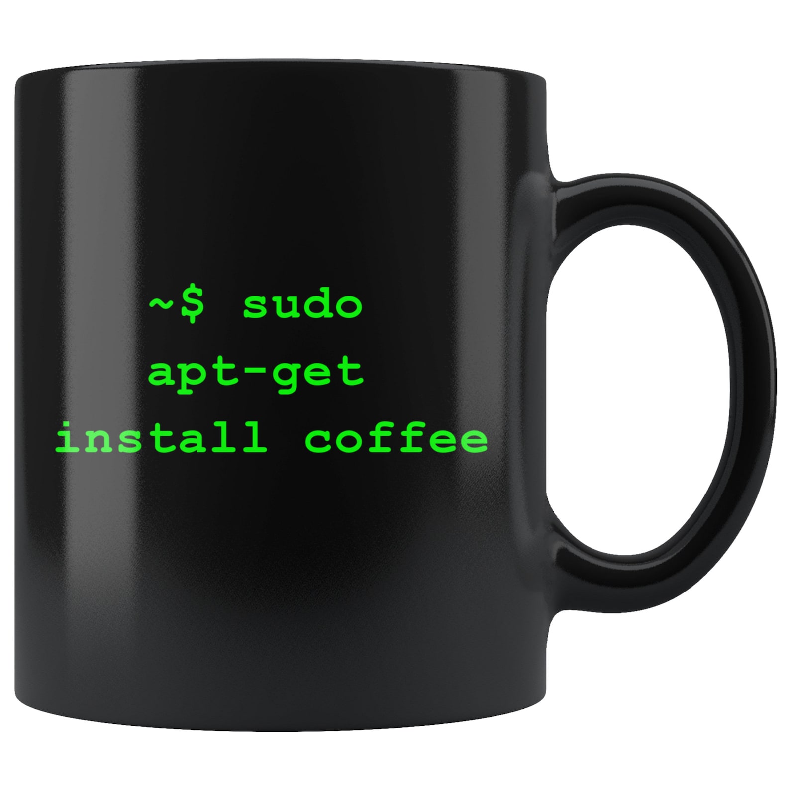 Linux Mug, Linux Gift, Linux Apt Get Install Coffee, Ubuntu Mug, Linux ...