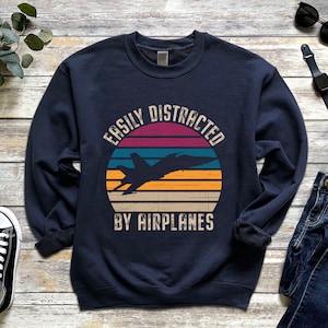 Airplane Sweatshirt, New Pilot Gift, Airplane & Aviation Hoodie ...