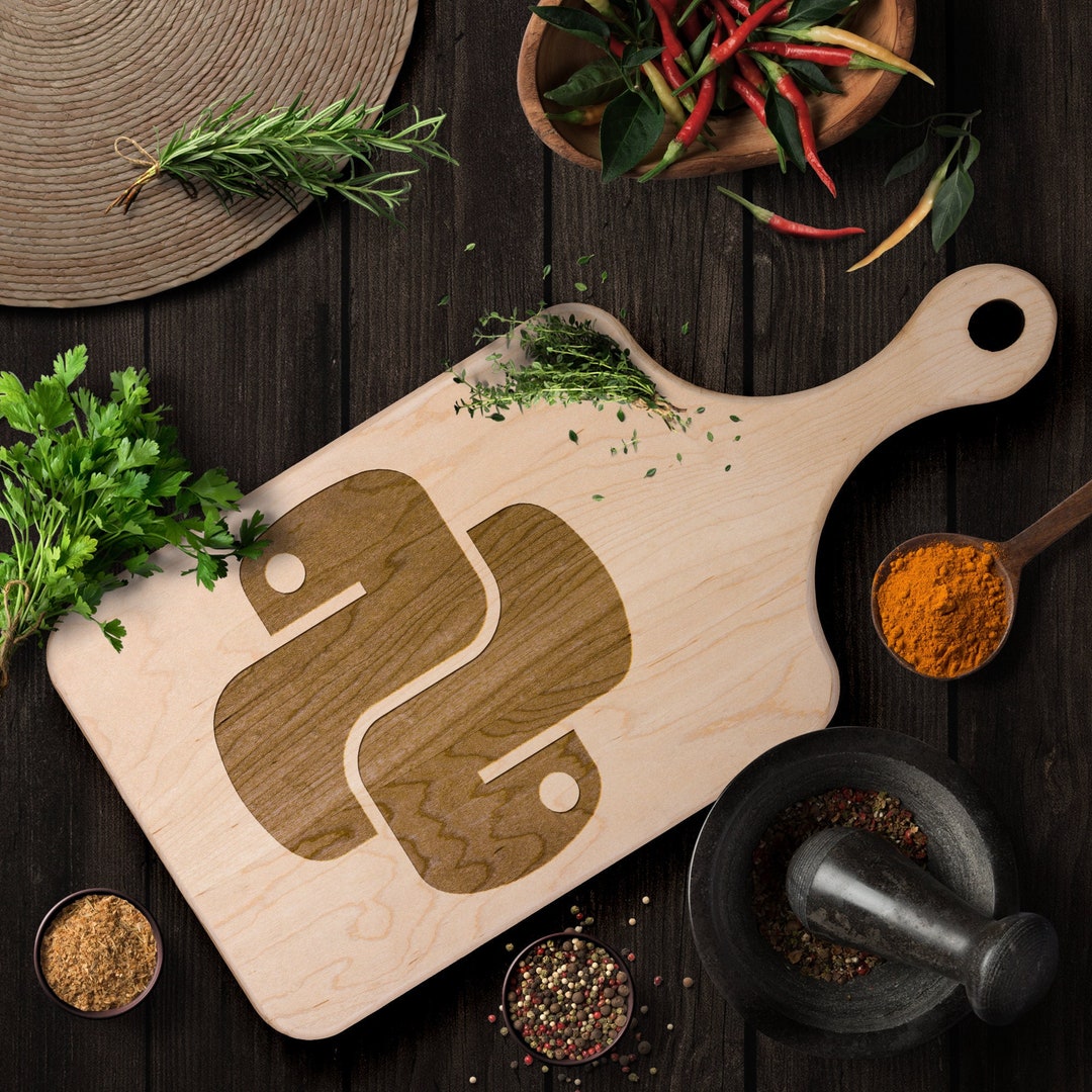 Python Programmer Cutting Board, Python Coder Gift, IT Engineer Gifts ...