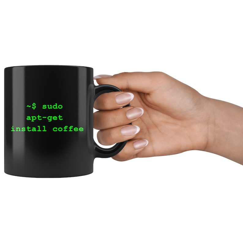 Linux Mug Linux Gift Linux Apt Get Install Coffee Ubuntu - Etsy