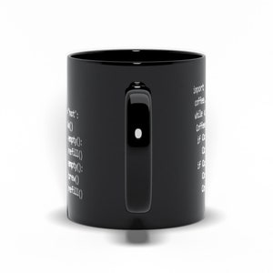 Python Code Mug, Python Programming Mug, Python Coffee Mug, Funny ...