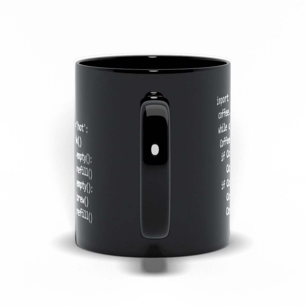 Python Code Mug Python Programming Mug Python Coffee Mug - Etsy