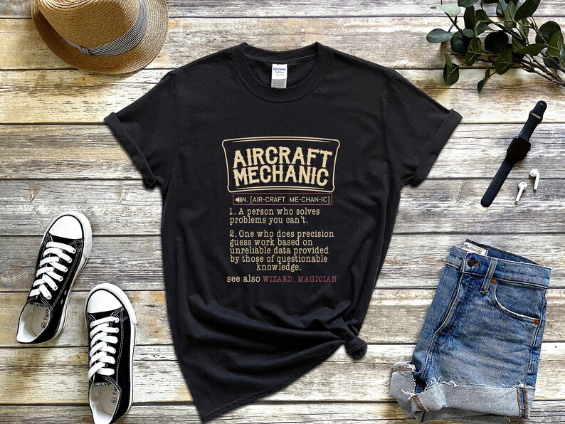 Aircraft Mechanic T Shirt Aviation Mechanic Shirt Aircraft - Etsy