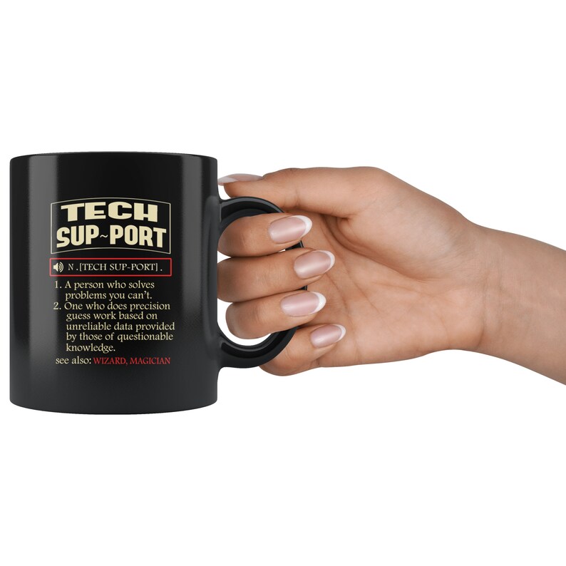 Tech Support Definition Mug Helpdesk Mug Sysadmin Mug - Etsy