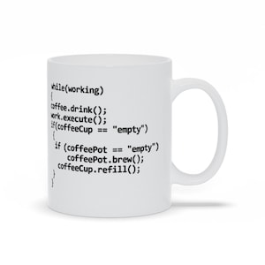 Javascript Mug for Programmer, Software Engineer Gift, Java Coffee Cup ...