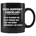 Tech Support Definition Mug, Helpdesk Coffee Mug, Sysadmin Coffee Mug ...