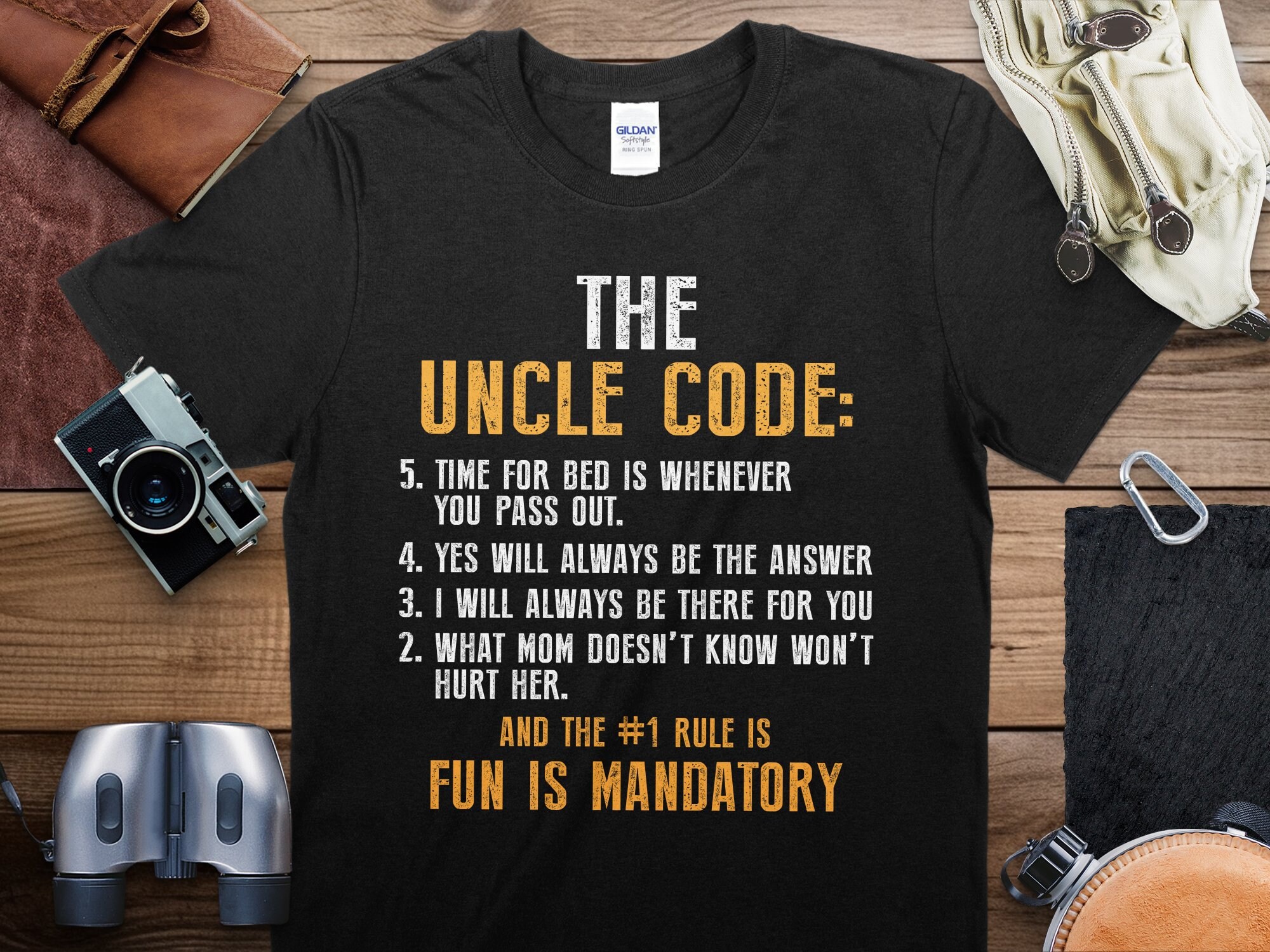 Funny Uncle T-shirt, Uncle Code Rules, Family Humor Tee, Gift for Uncle ...