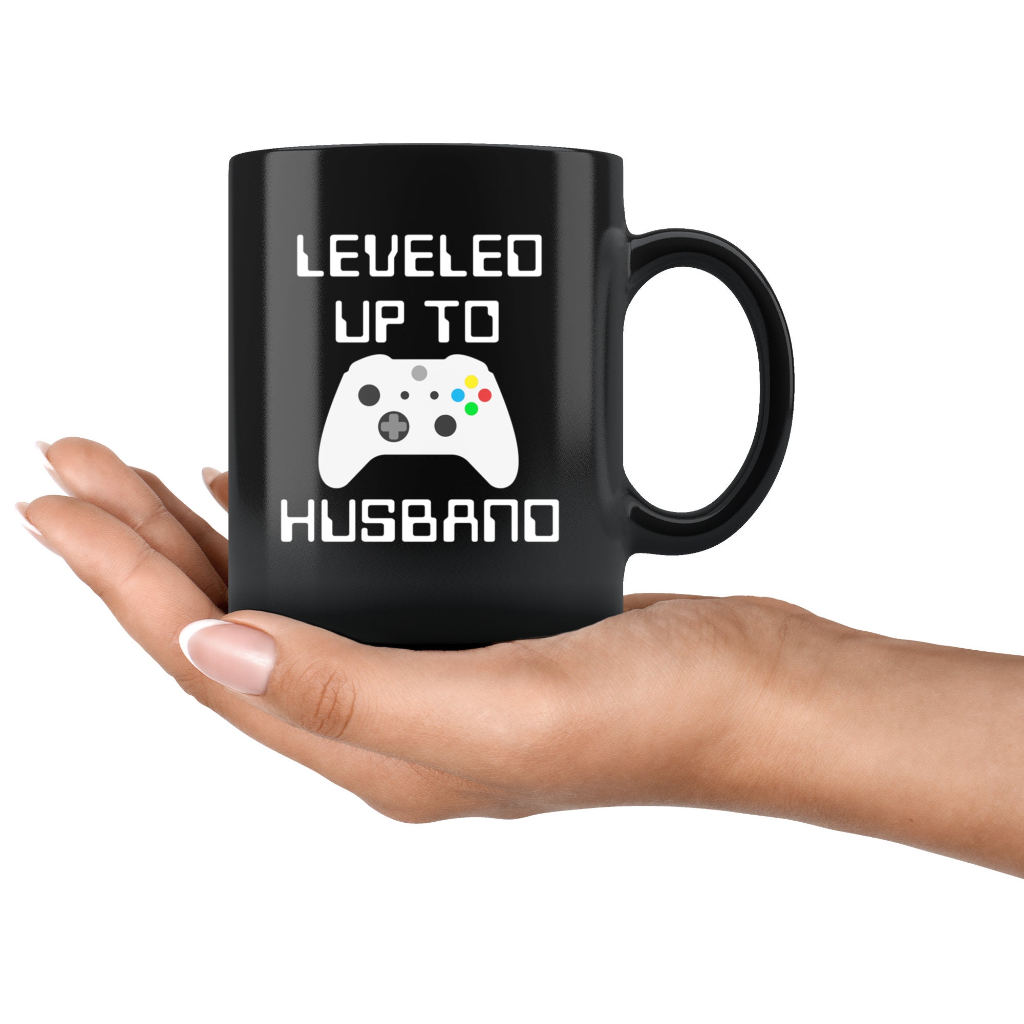 Leveled up to Husband Mug Gamer Mug Husband Gamer Gift - Etsy