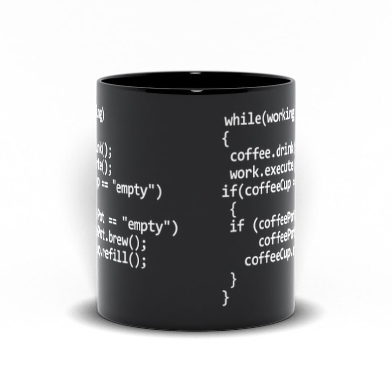 Taza de programación Javascript Taza de programador C Taza - Etsy España