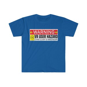 VR Gamer Warning T-shirt, Virtual Reality Gaming Shirt, VR Games Tshirt ...