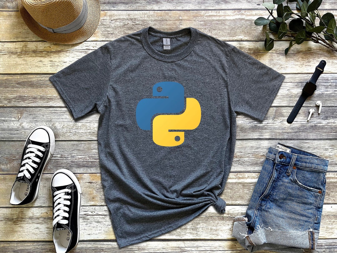 Python Logo Shirt, Software Engineer Gift, Python Programming Shirt ...