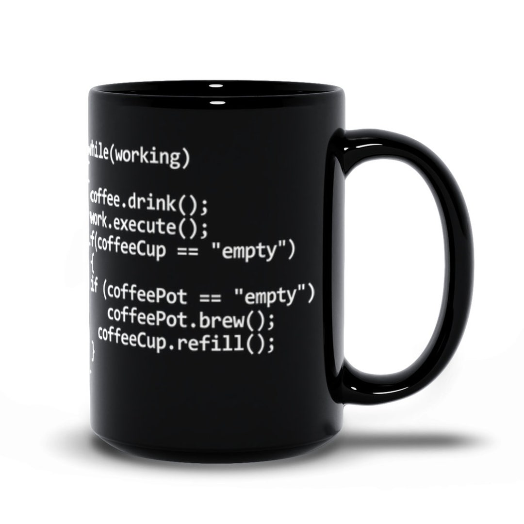 Programming Mugs for Him Java Programmer Mug Javascript Coffee Cup ...