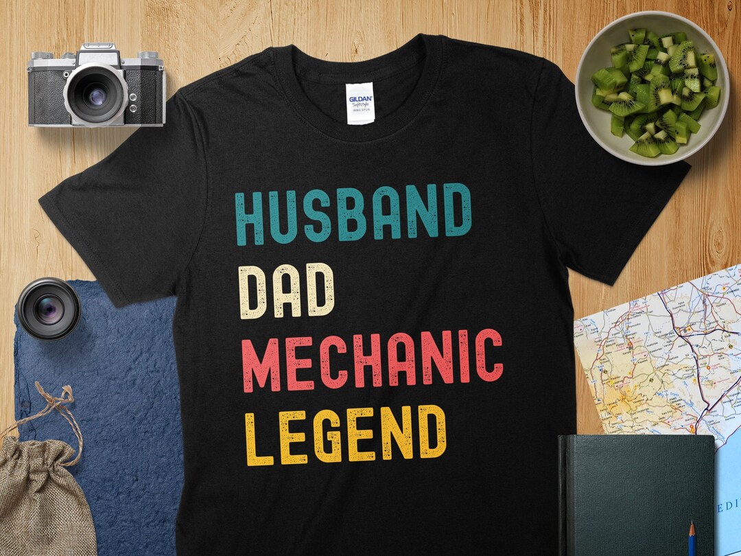 Husband Dad Mechanic Legend T-shirt, Funny Dad Shirt, Mechanic Gifts ...