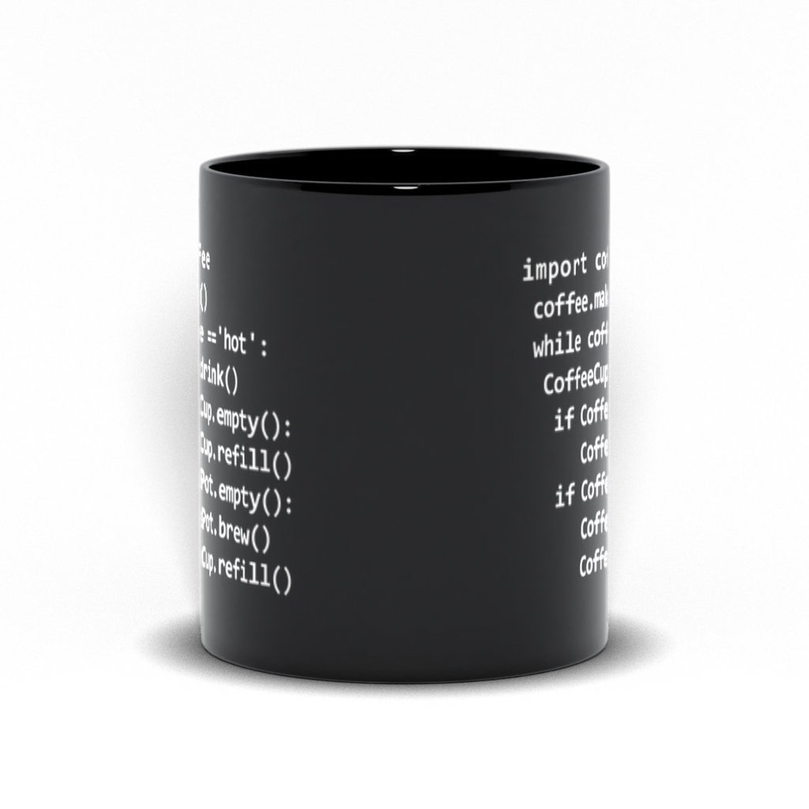 Python Code Mug Python Programming Mug Python Coffee Mug Etsy