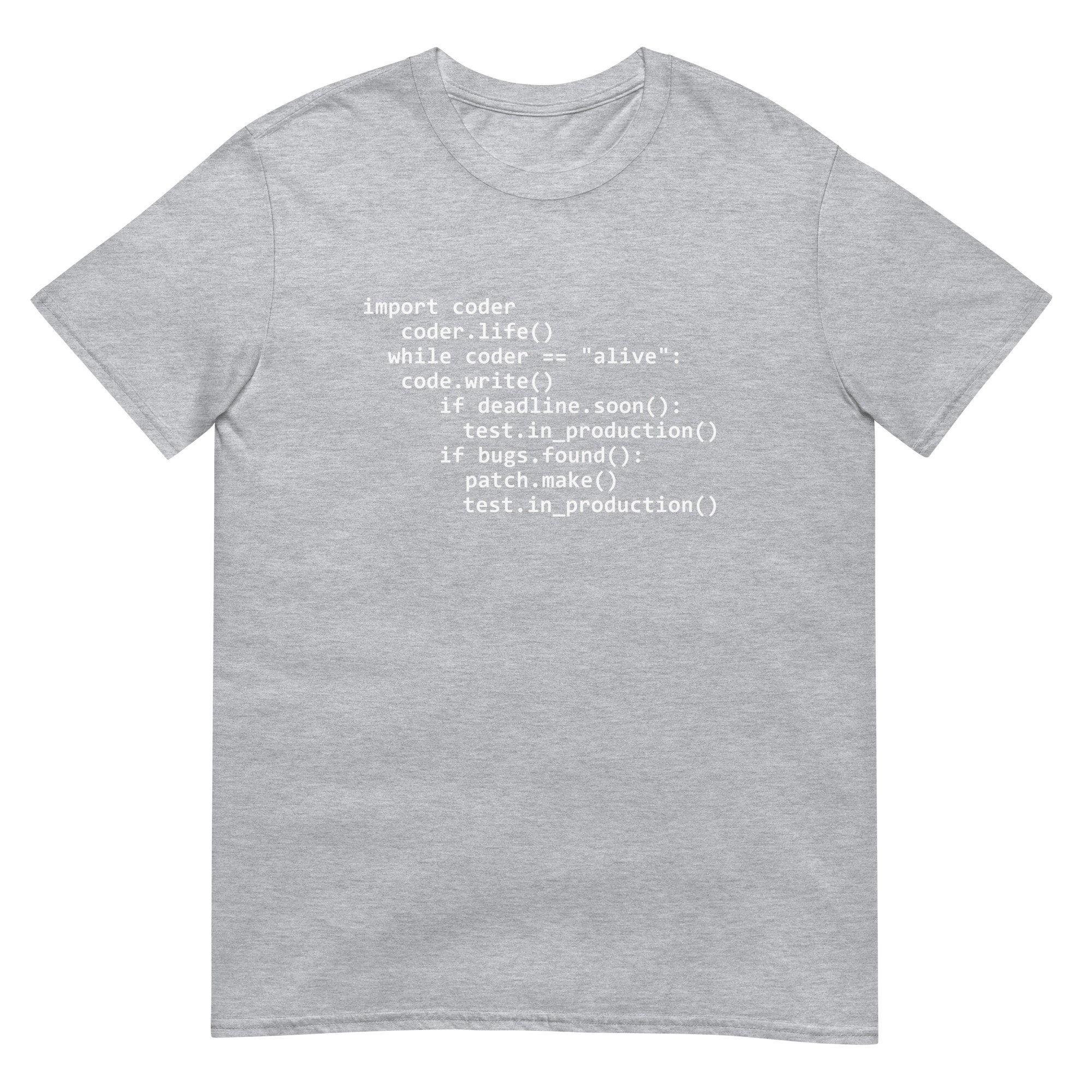 Python Code Shirt Software Engineer Gift Python Programming - Etsy