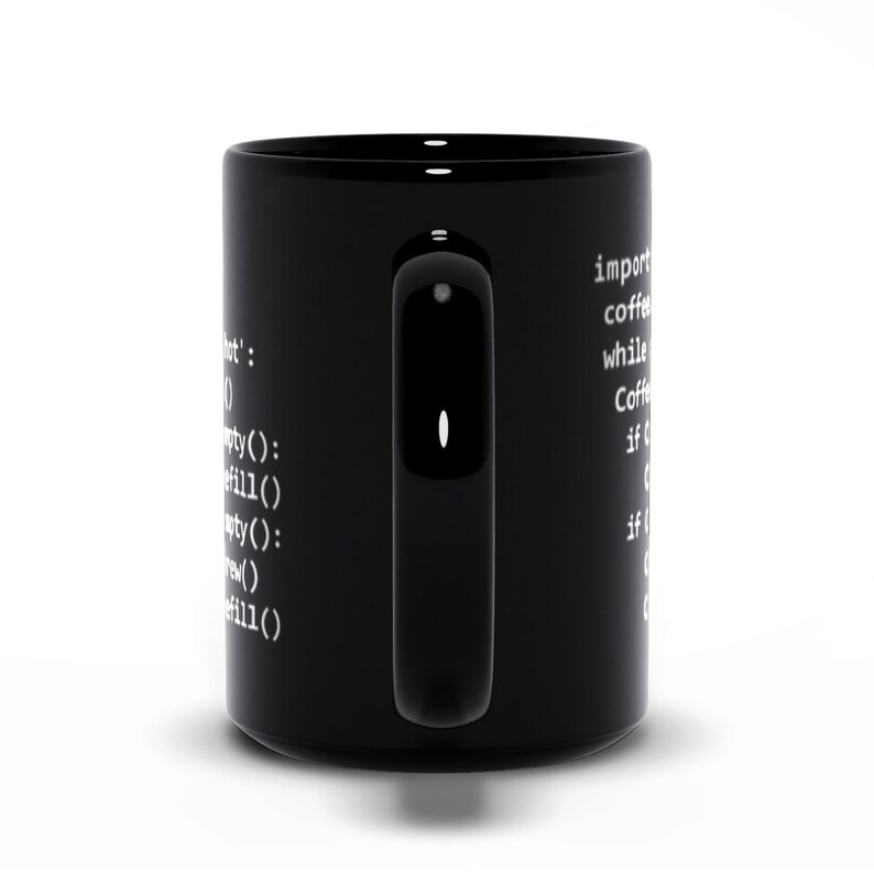 Python Code Mug Python Programming Mug Python Coffee Mug | Etsy