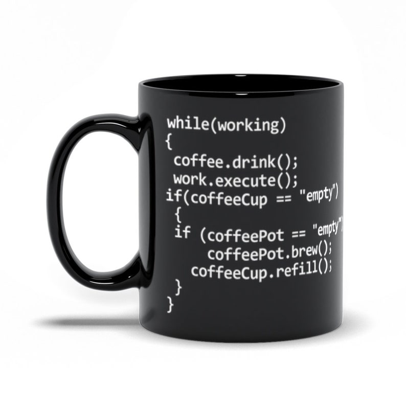 Taza de programación Javascript Taza de programador C Taza - Etsy España