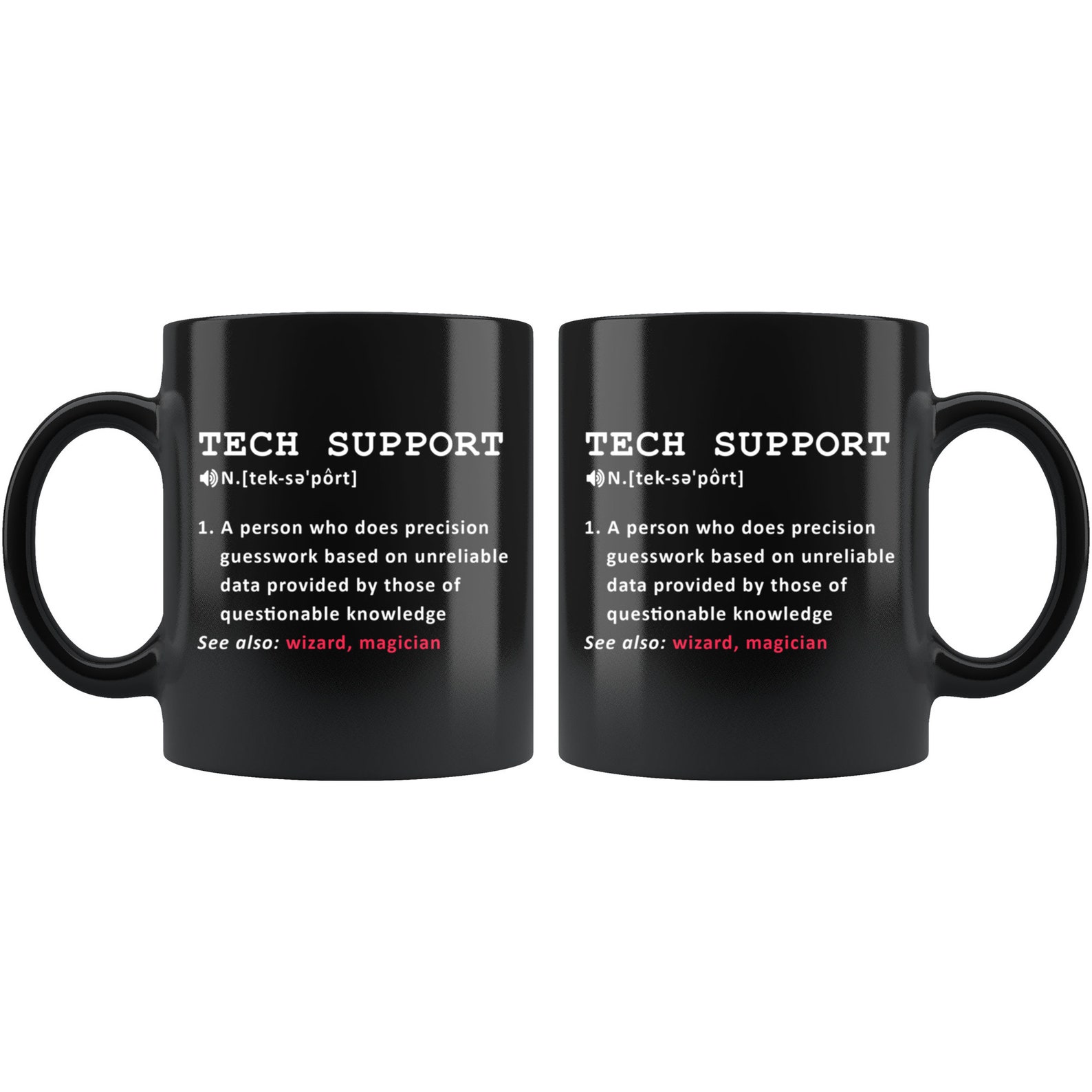 Tech Support Definition Mug Helpdesk Coffee Mug Sysadmin - Etsy