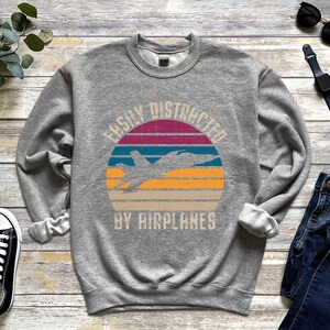 Airplane Sweatshirt, New Pilot Gift, Airplane & Aviation Hoodie ...