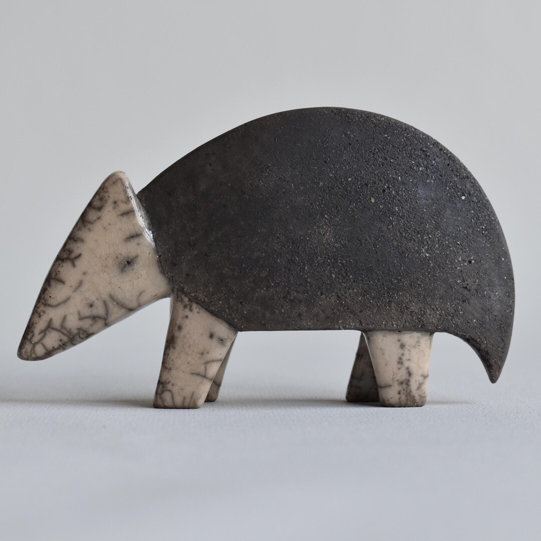 Ceramic Sculpture Armadillo, Sculpture, Raku, Figurine, Pets, Animal ...