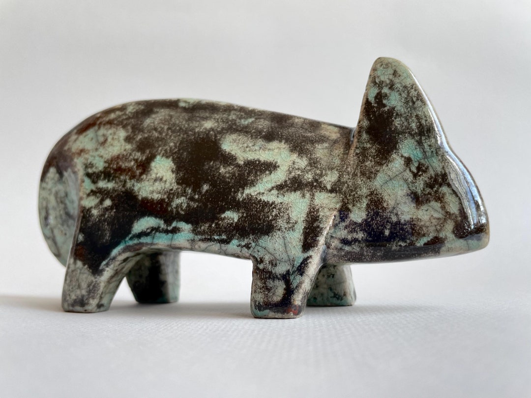 Ceramic Sculpture Chameleon, Sculpture, Raku, Figurine, Pets, Reptiles ...
