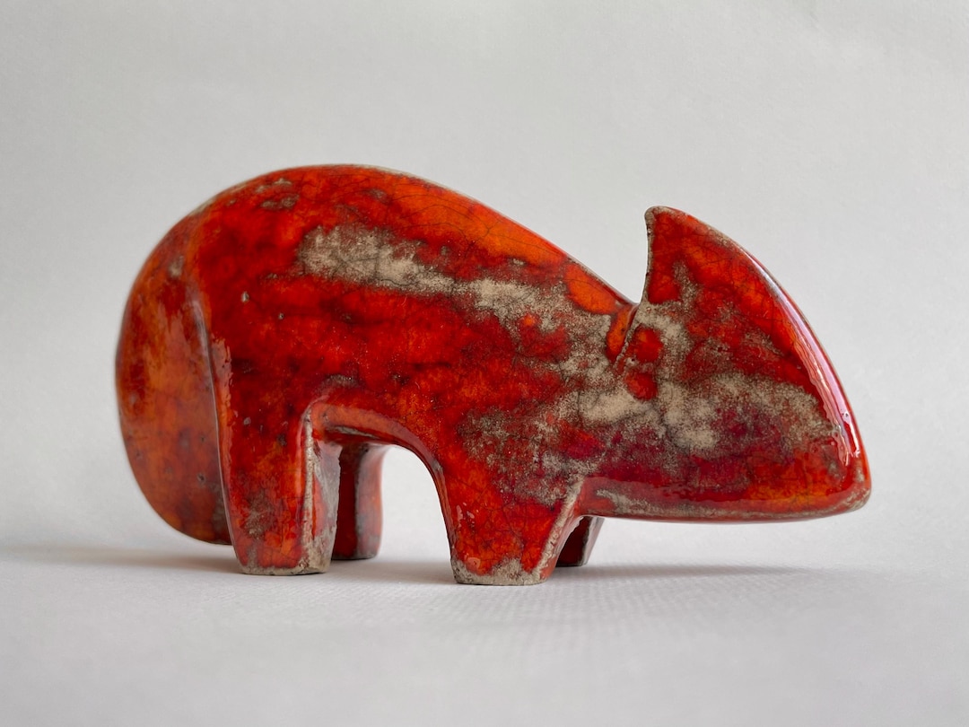 Ceramic Sculpture Chameleon, Sculpture, Raku, Figurine, Pets, Reptiles ...