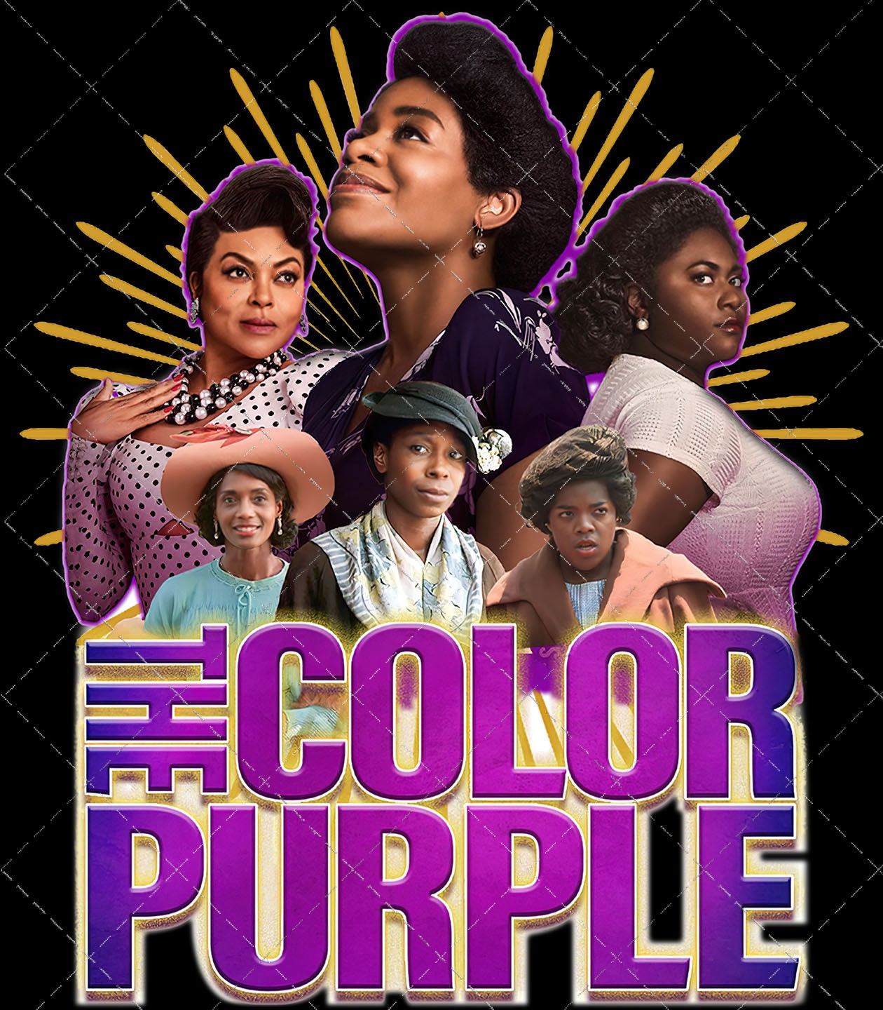 The Color Purple Png, Color Purple Movie Poster sold by Taun We ...