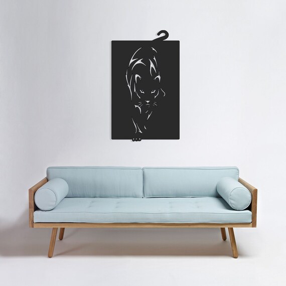 Puma Wall Hangings Decor Metal Wild Animal Artwork Wall - Etsy