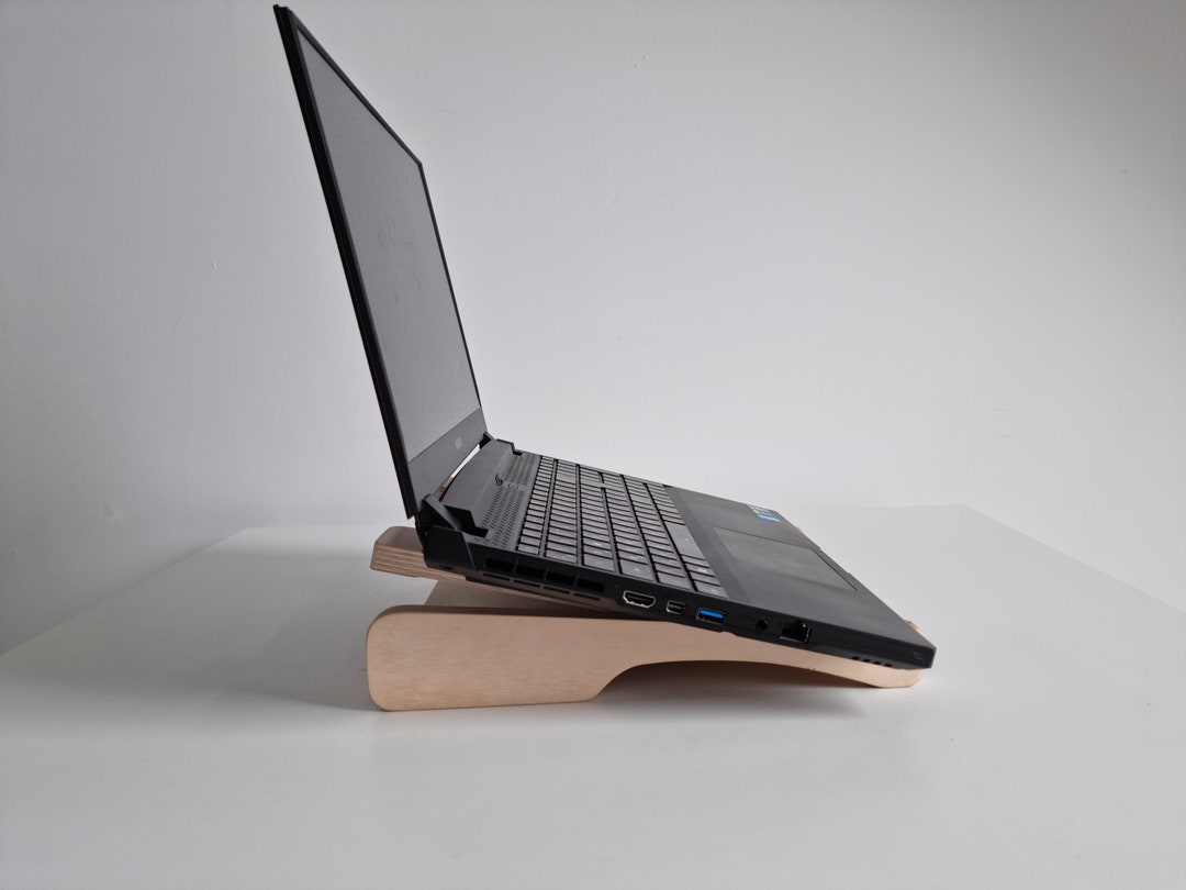 Wooden Laptop Support Adjustable Angle Notebook Stand - Etsy
