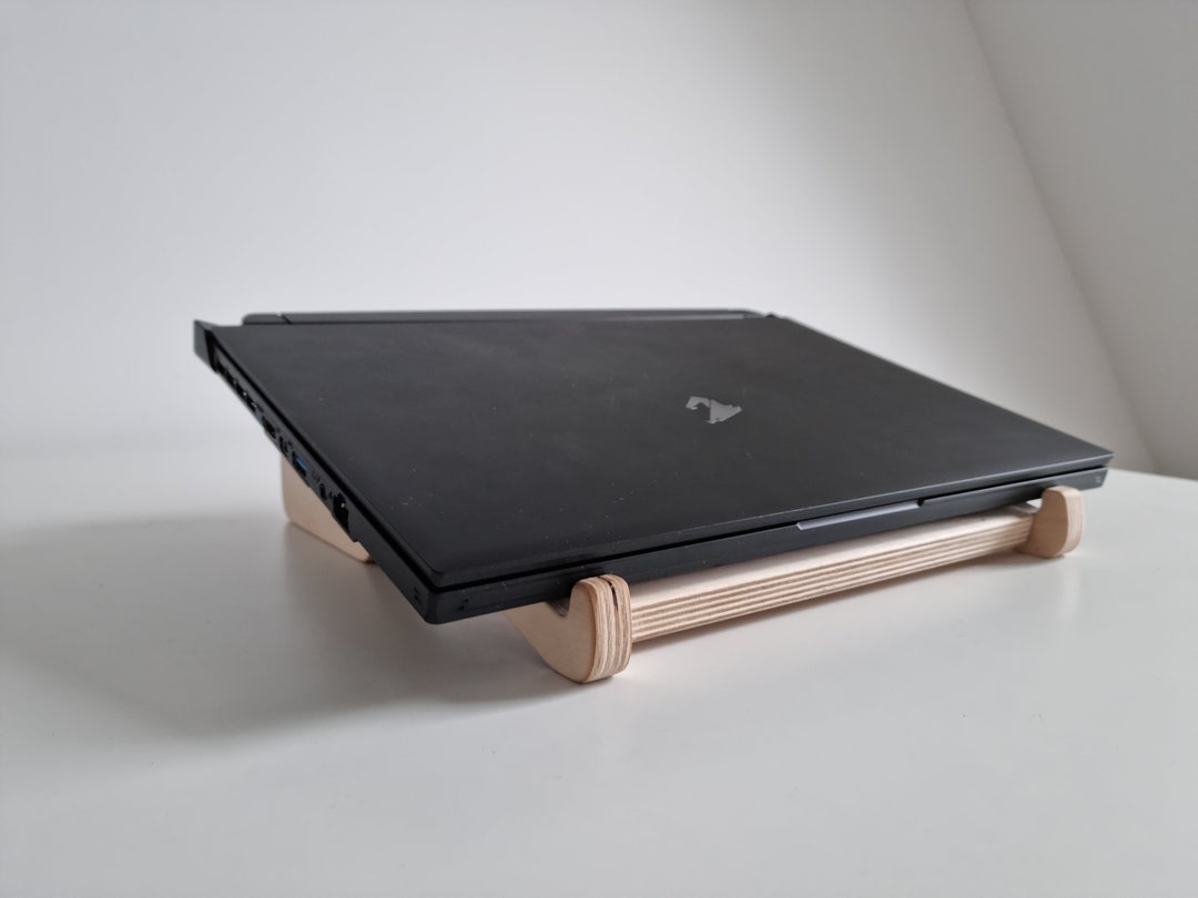 Wooden Laptop Support, Adjustable Angle, Notebook Stand, Simple ...