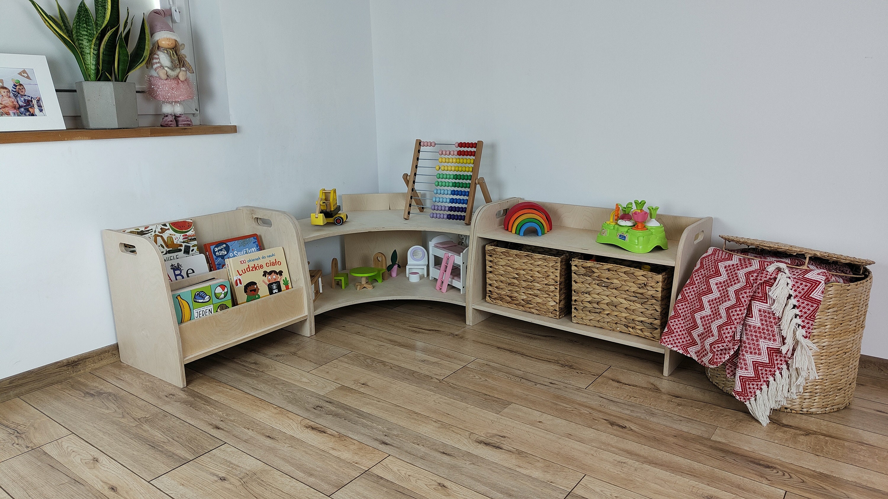 Corner Toyshelf Wooden Cabinet Montessori Toyshelf - Etsy Australia