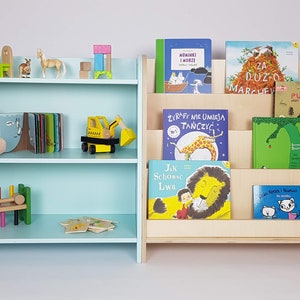 Original Modular Montessori Shelf Made From Certified Wood, Toy Storage ...